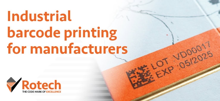 Industrial Barcode Printing for Manufacturers | Rotech Machines Limited